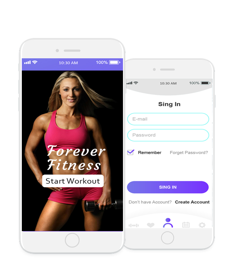 Fitness and Activity tracker App Development Solution | Forever Fitness ...